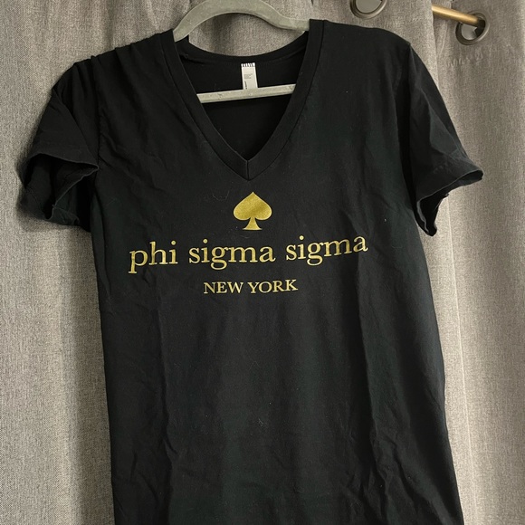 Tops | Kate Spade Logo Phi Sig Tee | Poshmark